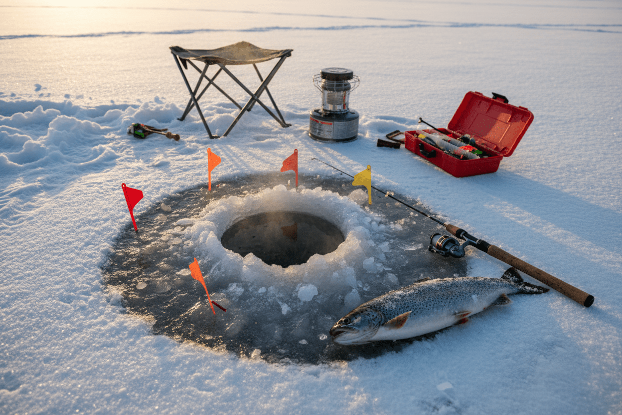Higgins Lake Winter Guide: Ice Fishing, Activities & Travel Tips